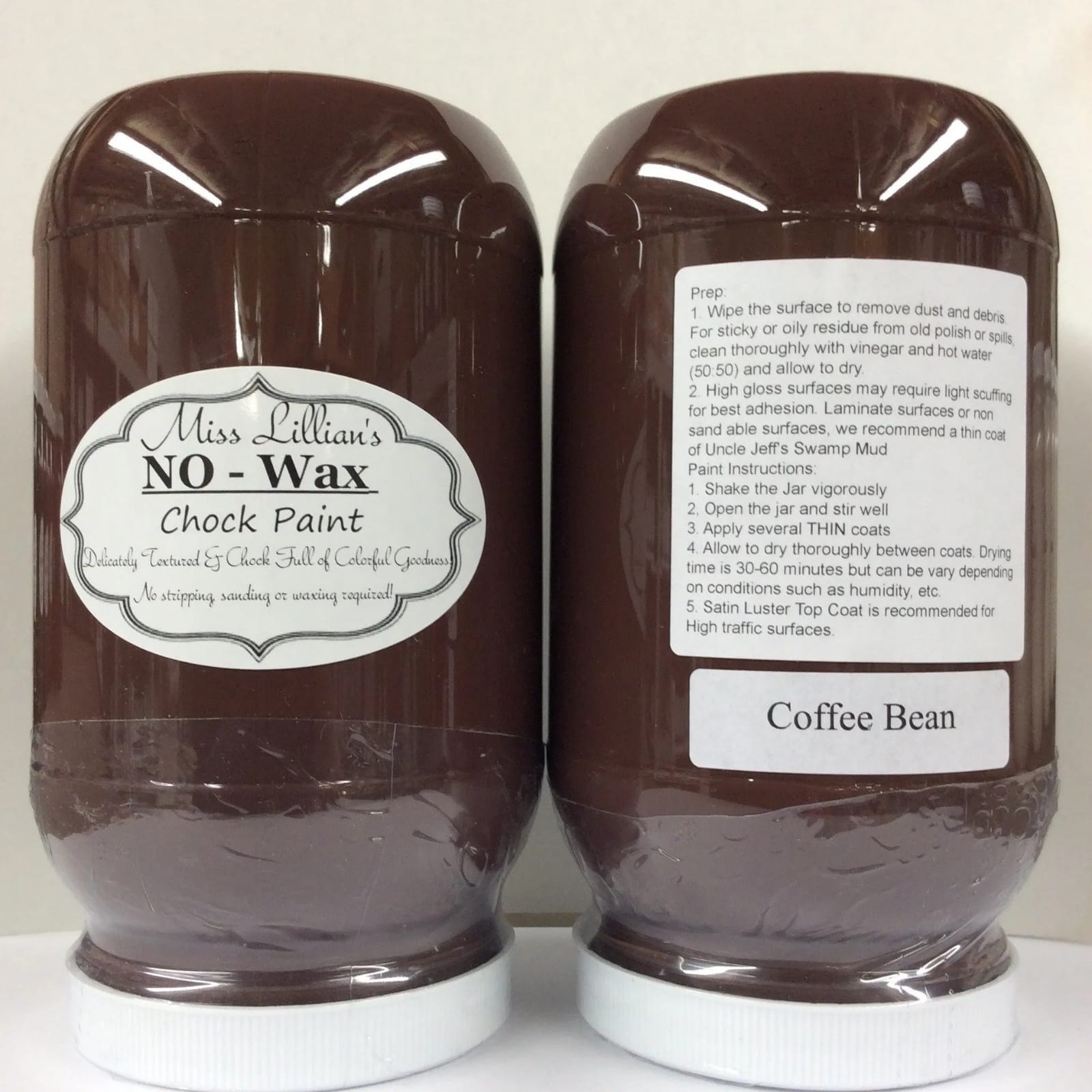 Miss Lillian's NO WAX Chock Paint - Coffee Bean – Tanglewood Works