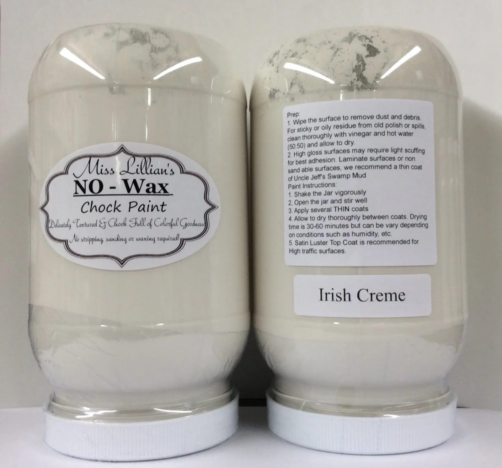 Miss Lillian's NO WAX Chock Paint - Irish Creme – Tanglewood Works