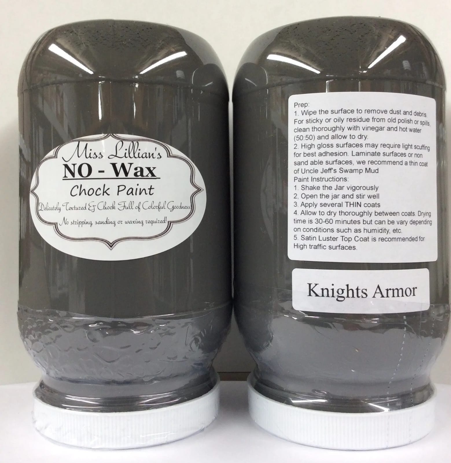 Miss Lillian's NO WAX Chock Paint - Knight's Armor – Tanglewood Works