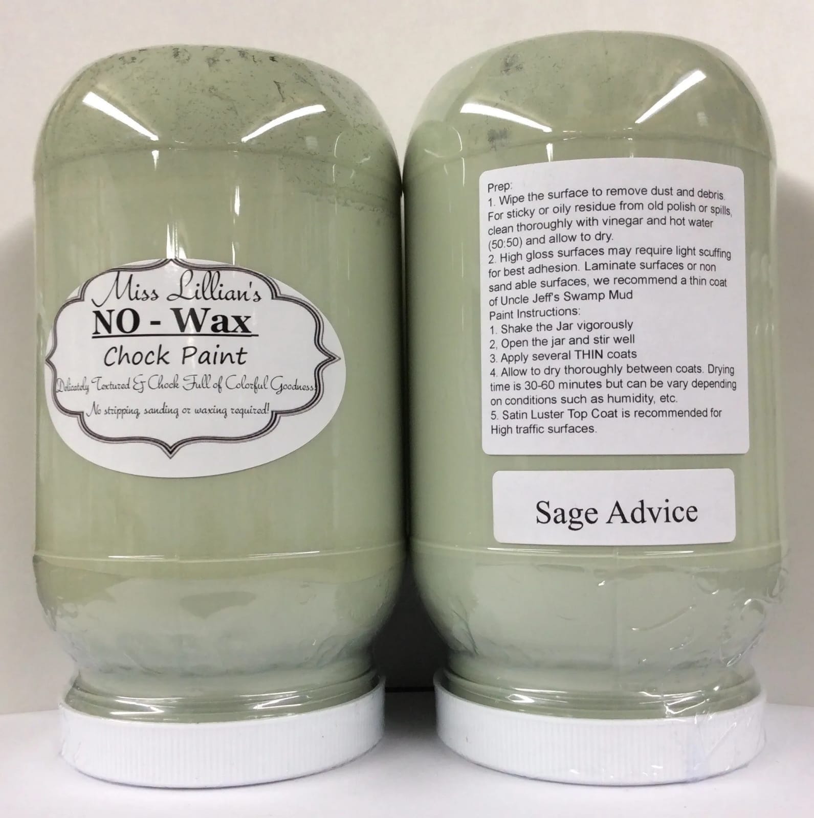 Miss Lillian's NO WAX Chock Paint - Sage Advice – Tanglewood Works