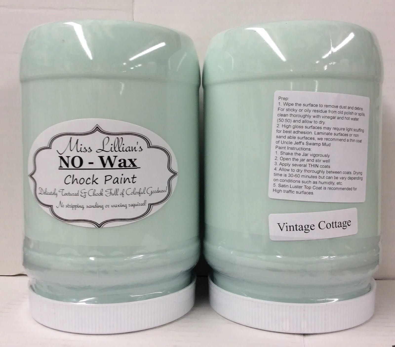 Miss Lillian's NO WAX Chock Paint - Vintage Cottage – Tanglewood Works