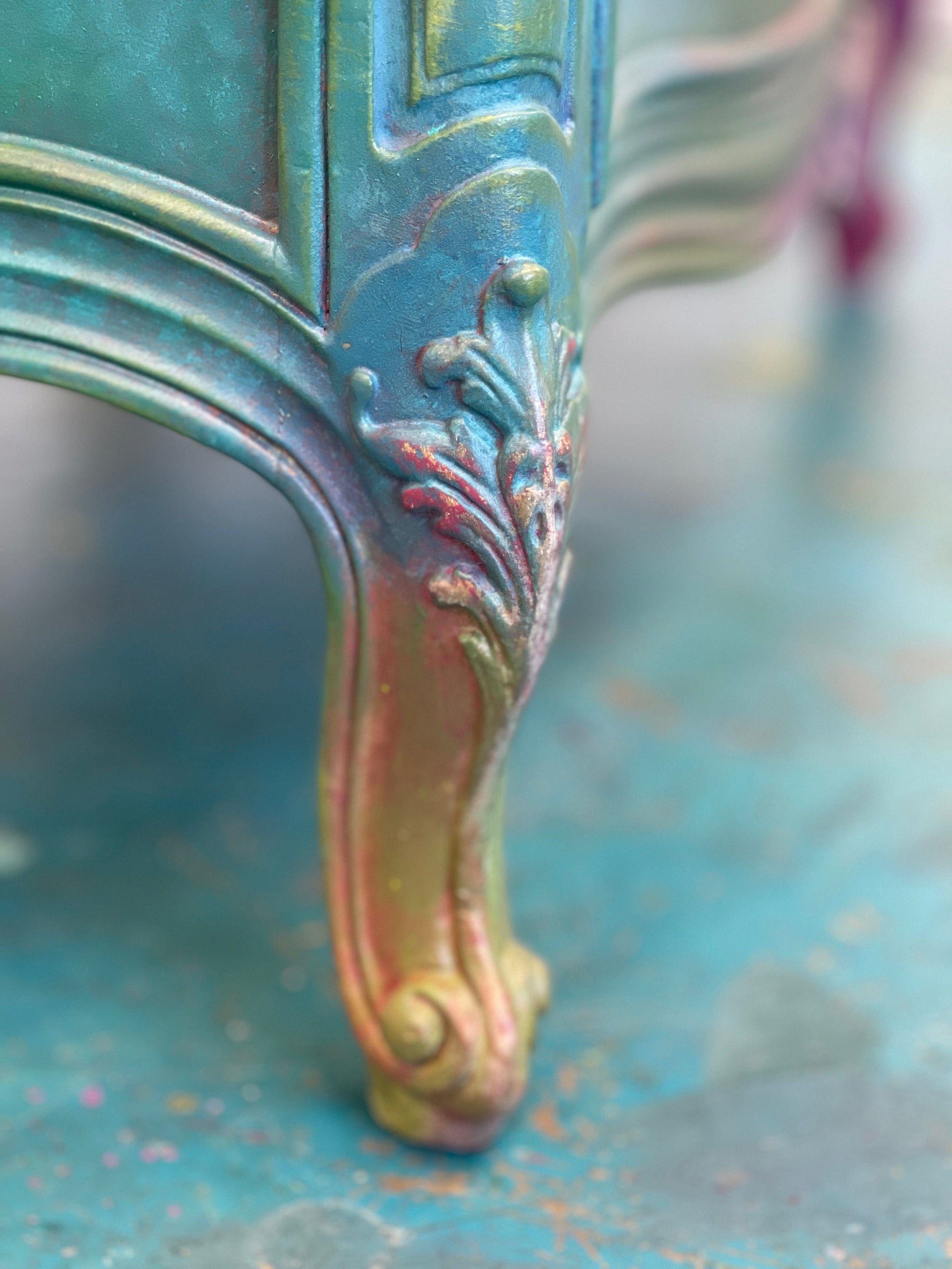 Custom Hand Painted Nightstand – Tanglewood Works