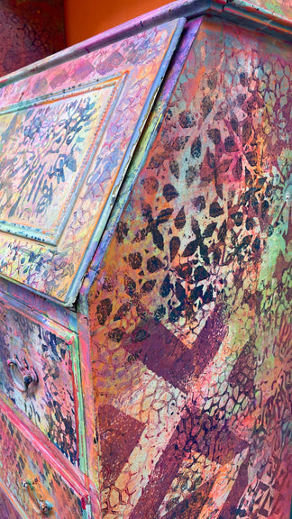 Neon Graffiti Tall Desk – Tanglewood Works