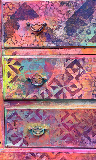 Neon Graffiti Tall Desk – Tanglewood Works