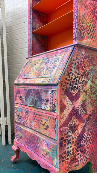 Neon Graffiti Tall Desk – Tanglewood Works