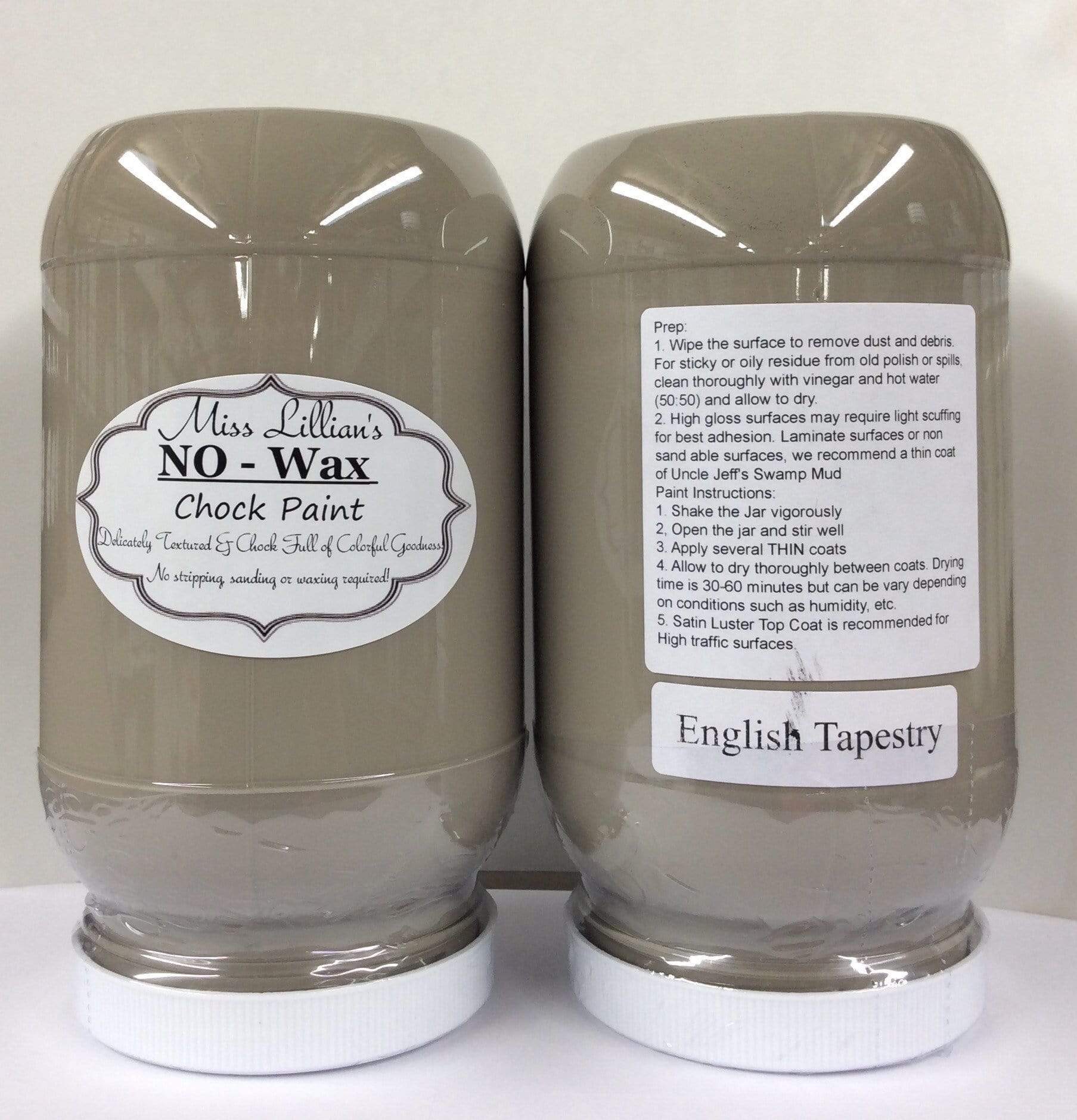Miss Lillian's NO WAX Chock Paint - English Tapestry – Tanglewood Works