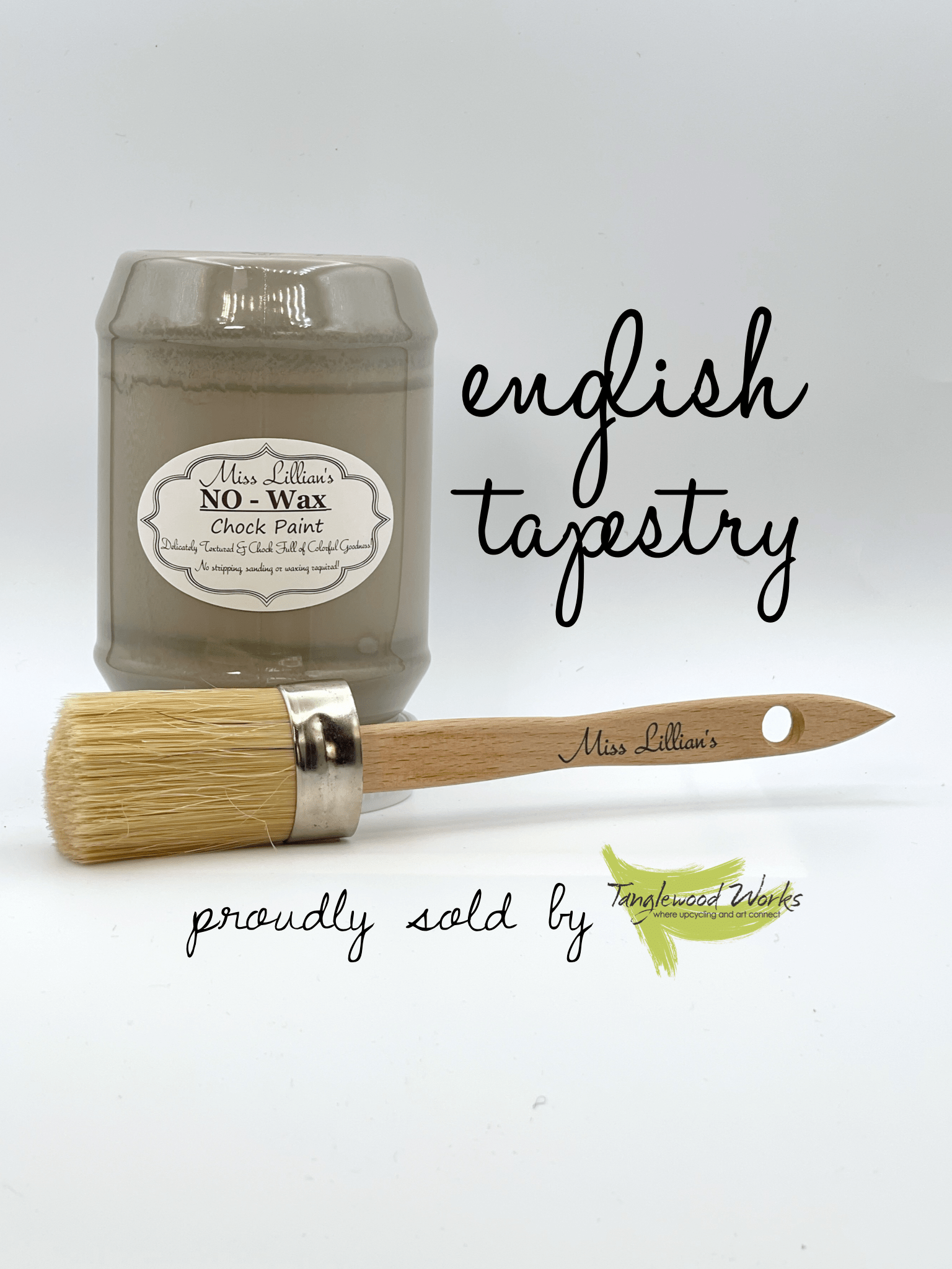 Miss Lillian's NO WAX Chock Paint - English Tapestry – Tanglewood Works