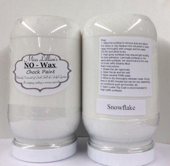 Miss Lillian's NO WAX Chock Paint - Snowflake – Tanglewood Works